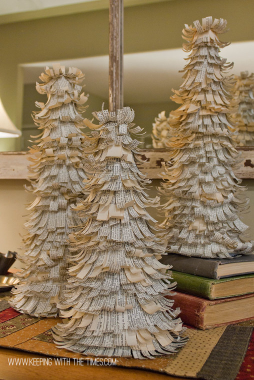 Vintage paper trees - Keeping With The Times