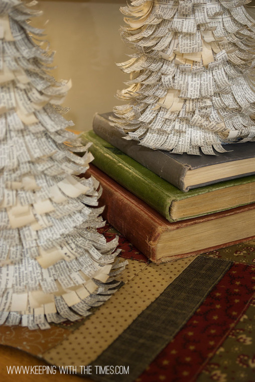 Vintage paper trees - Keeping With The Times